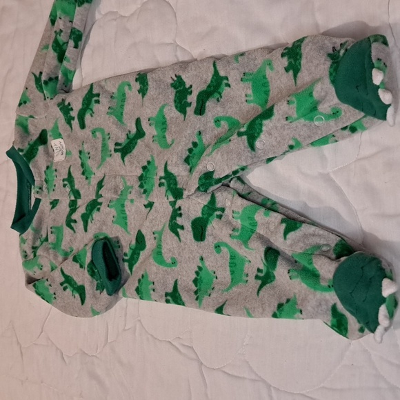 Carter's | One Pieces | Carters Fleece Footed Sleeper Dinosaur Theme ...